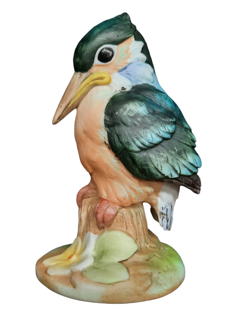 Vintage Andrea by Sadek Kingfisher Bird Figurine - Etsy