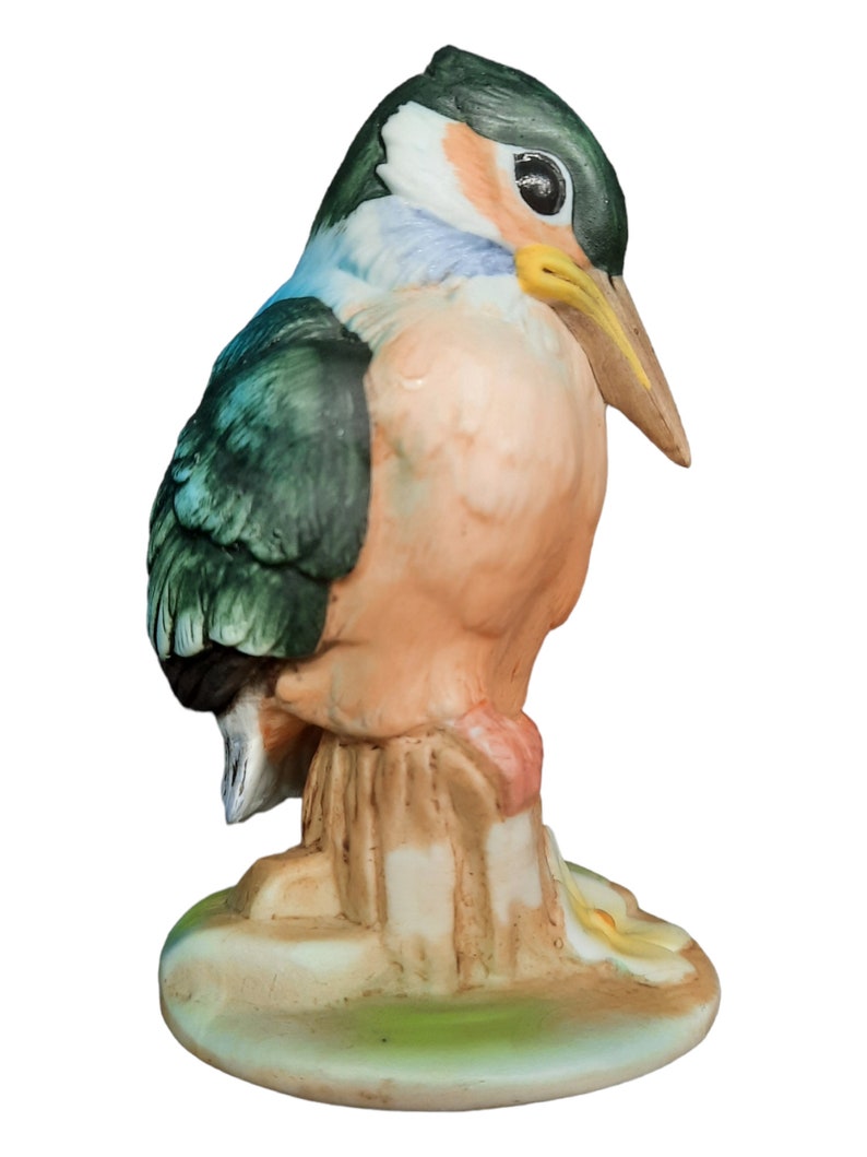 Vintage Andrea by Sadek Kingfisher Bird Figurine - Etsy