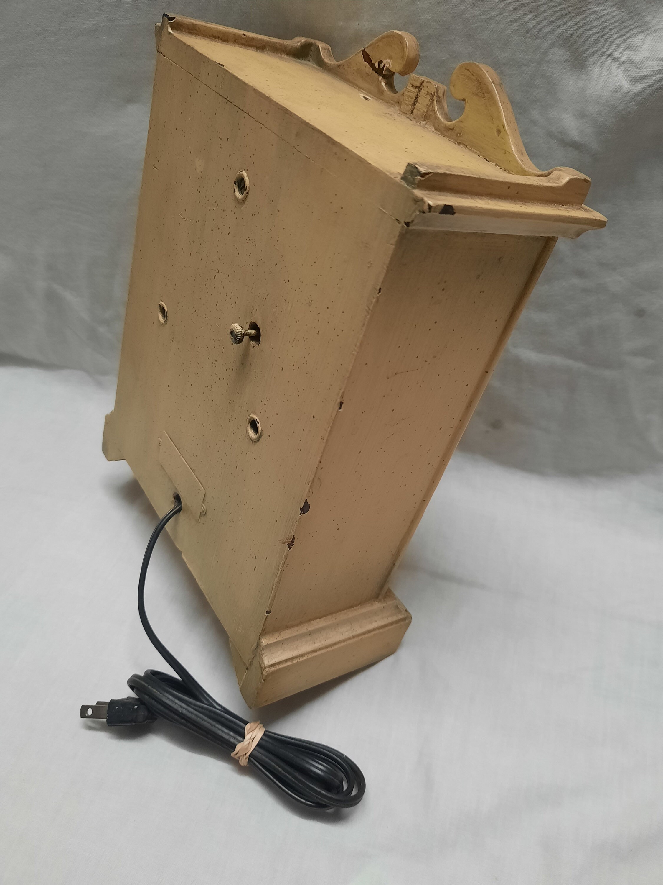 Telechron Knickerbocker Red Dot Wood Mantel Electric Clock WORKS - Etsy