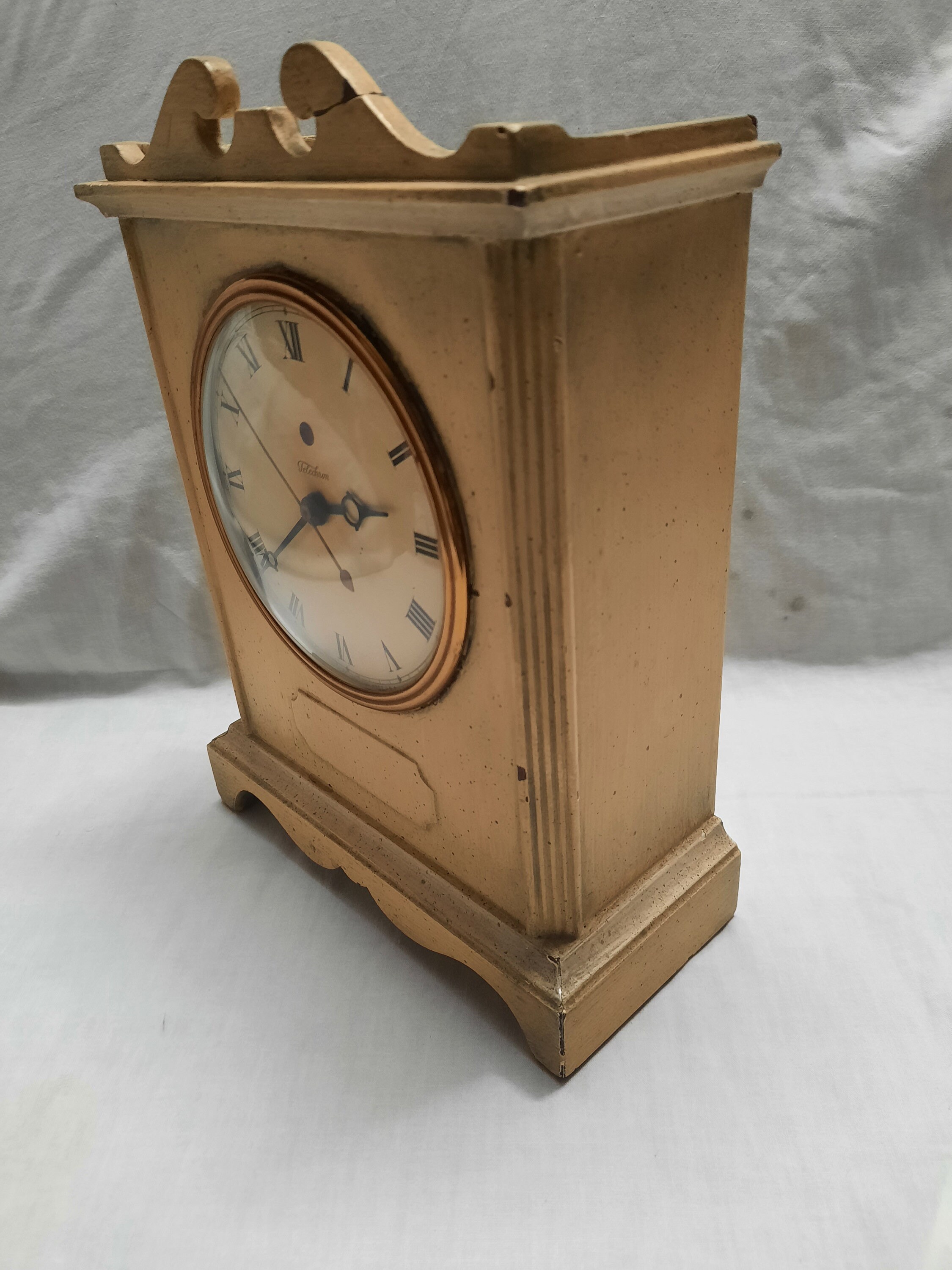 Telechron Knickerbocker Red Dot Wood Mantel Electric Clock WORKS - Etsy