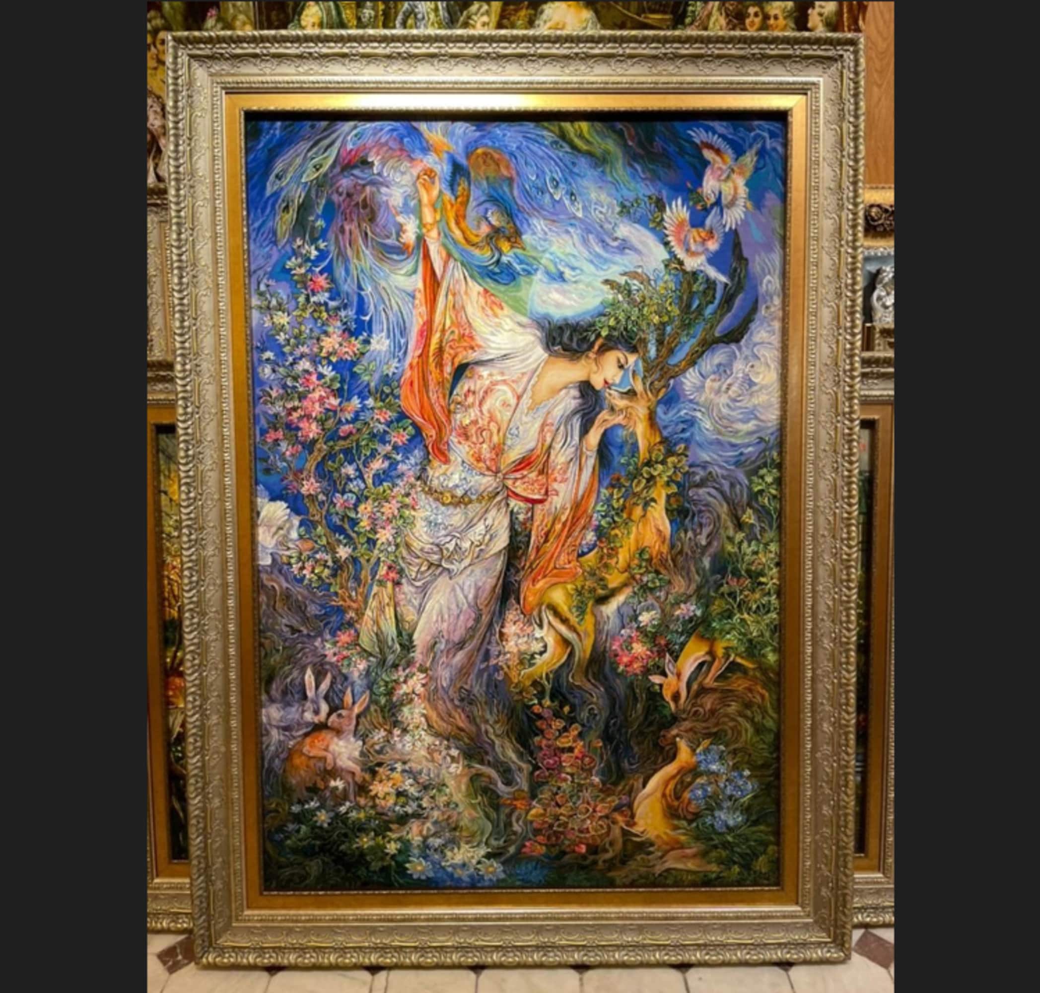 Handmade Woven Silk Rug, Renaissance Rug, Handmade Silk Rug ...