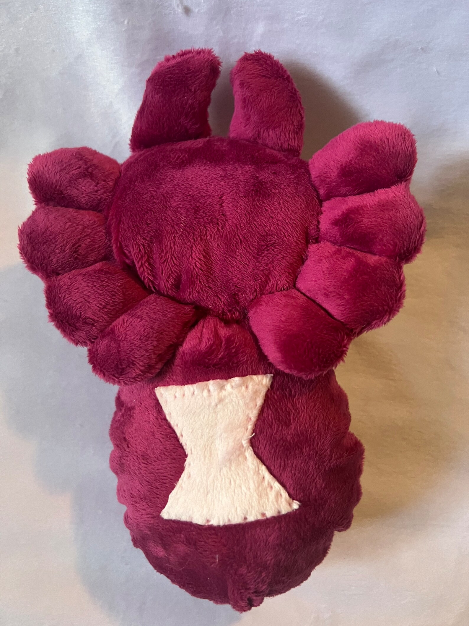 Burgundy Fuzzy Spider Plush - Etsy
