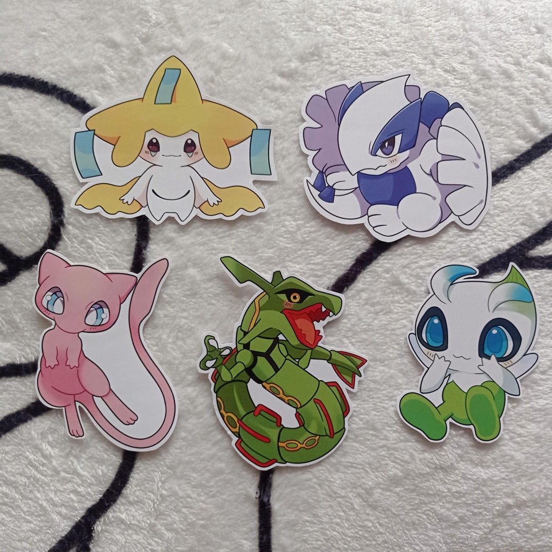 Pokemon Stickers/ Pokemon Stickers/ Cute Decoration Stickers/ Jirachi ...
