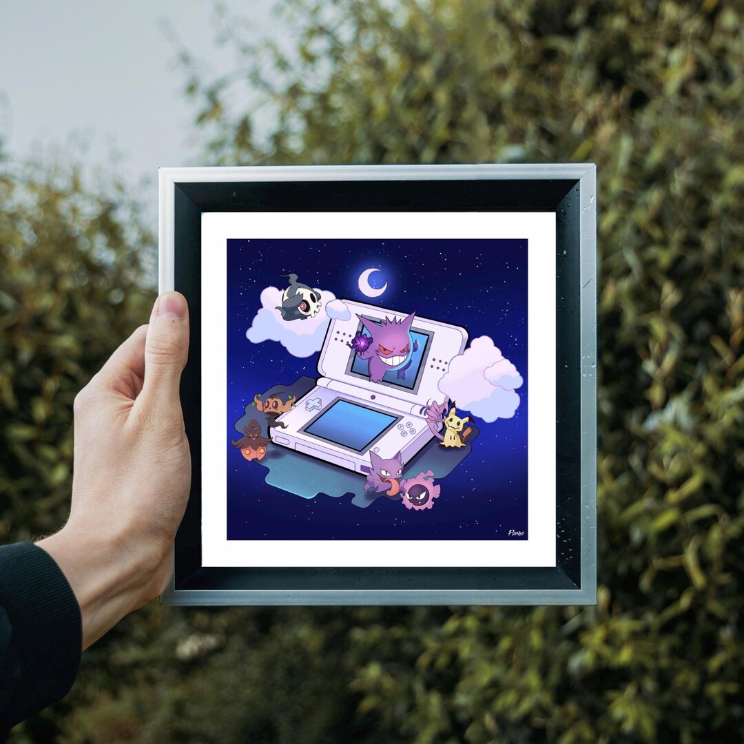 Pokemon Print, Gengar, Mimikyu, Duskull, Pokemon Poster, Pokemon Art ...
