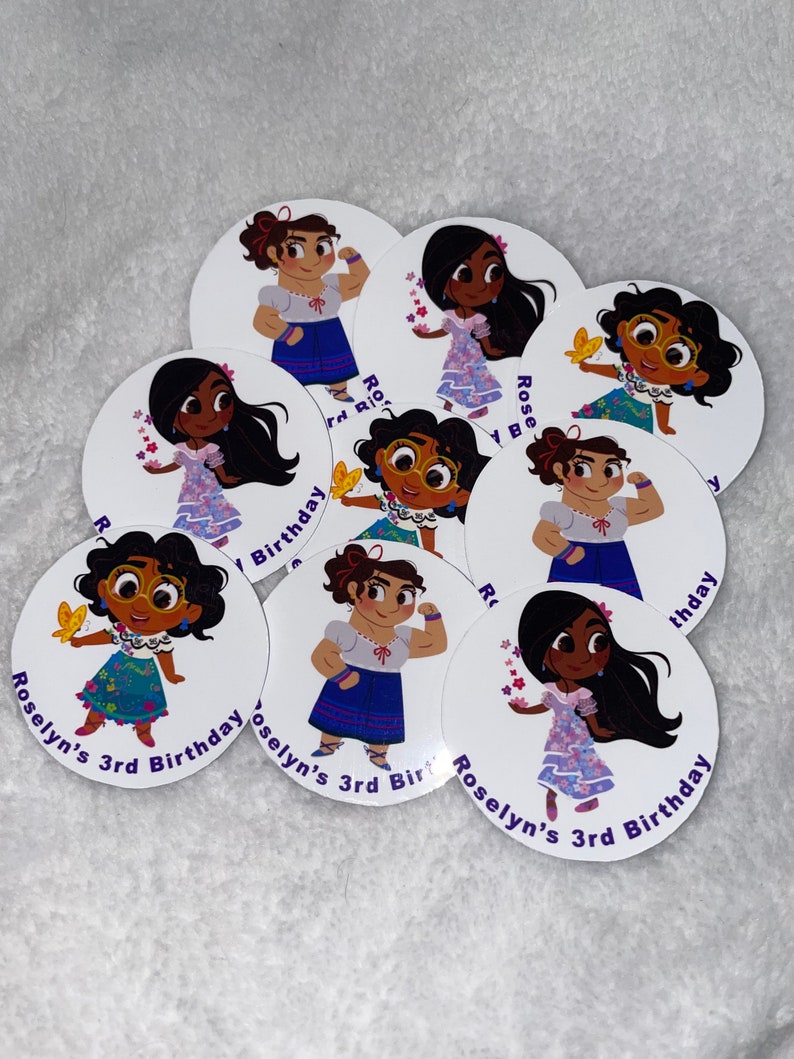 Encanto Inspired Decorative Birthday 2inch Round Stickers - Etsy