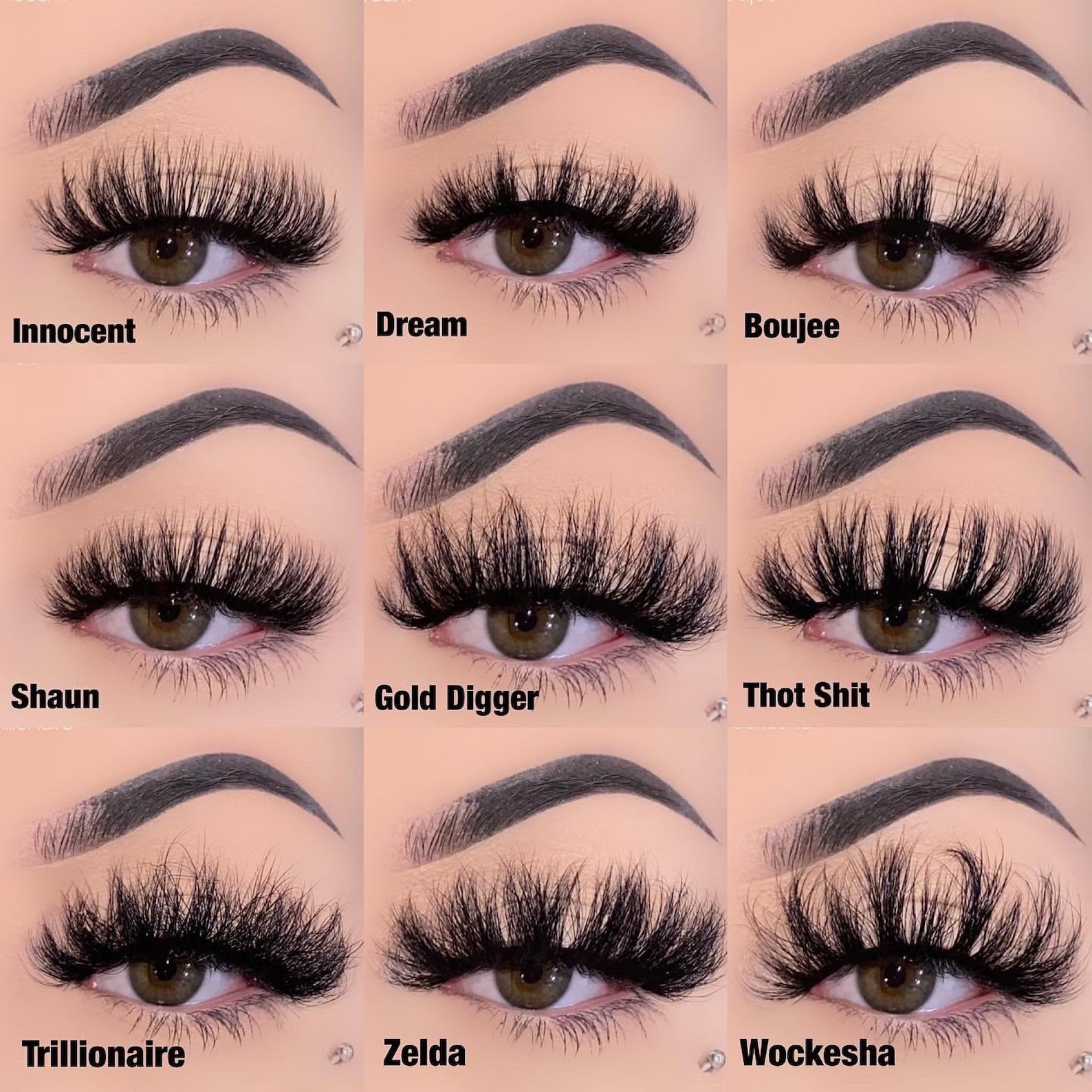 Mink Lashes | Eyelashes | Natural Minks | Cosmetics| Beauty | Natural ...