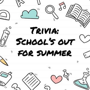 Back to School Trivia Game | Fun, Challenging, Creative Trivia | 6 ...