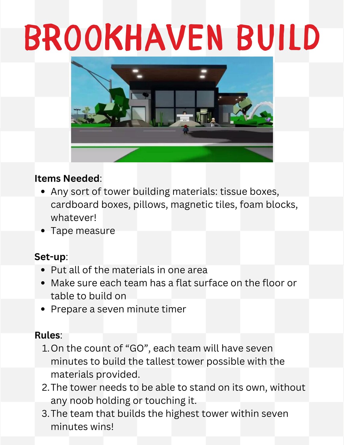 Roblox-inspired Party Games! 8 IRL Real-life Games for Kids Based on ...