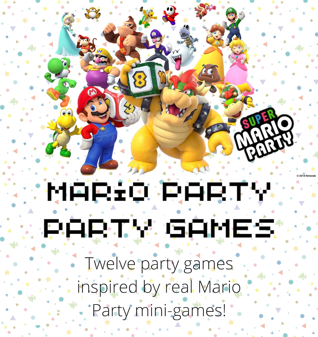 Mario Party-inspired Party Games! 12 IRL Real-life Mario Party ...