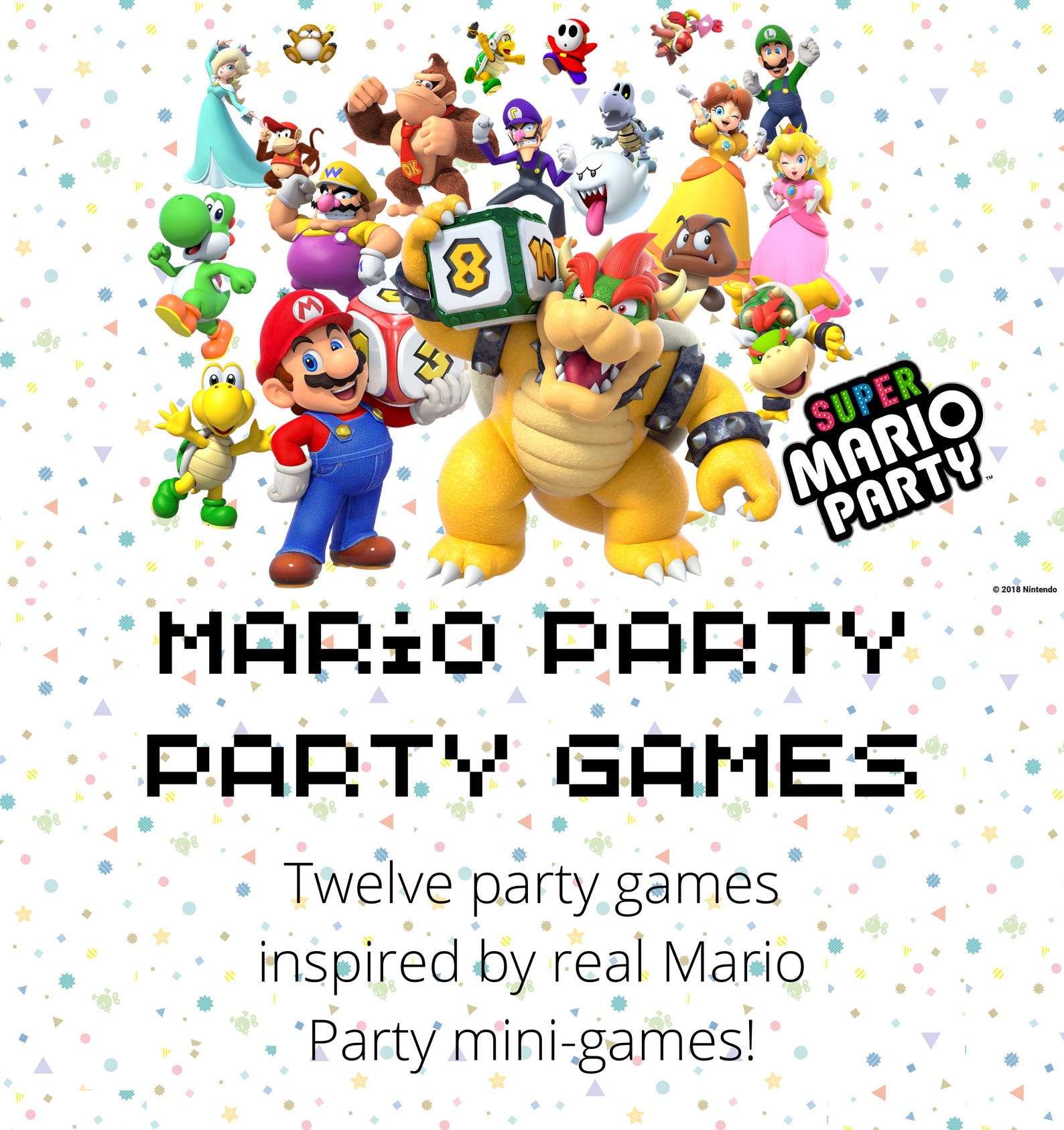 Mario Party-inspired Party Games! 12 IRL Real-life Mario Party ...