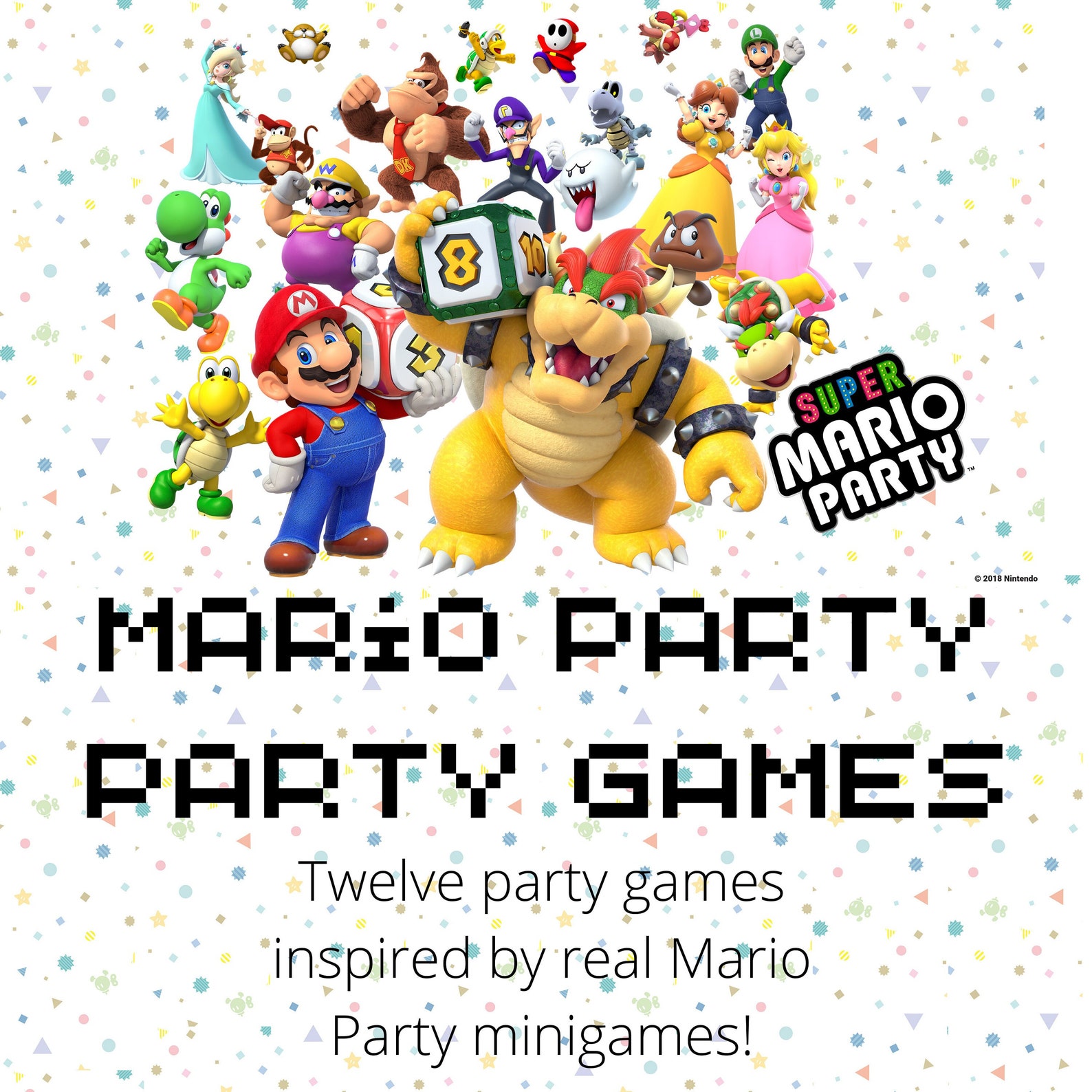 Mario Party-inspired Party Games 12 IRL Real-life Mario Party Minigames ...