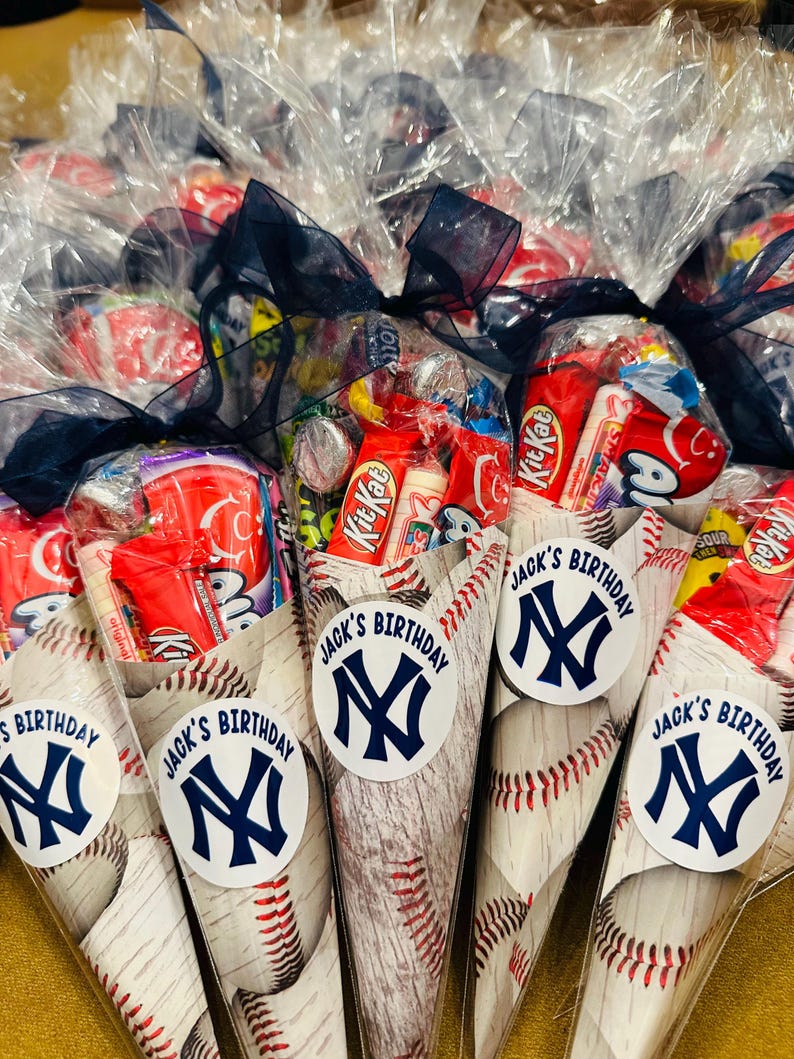 One Custom Sports Team Candy Cones: End of Season Party Favors - Etsy