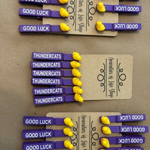 10 Cheer Competition Spirit Pins/ Clothesline Pins - Etsy