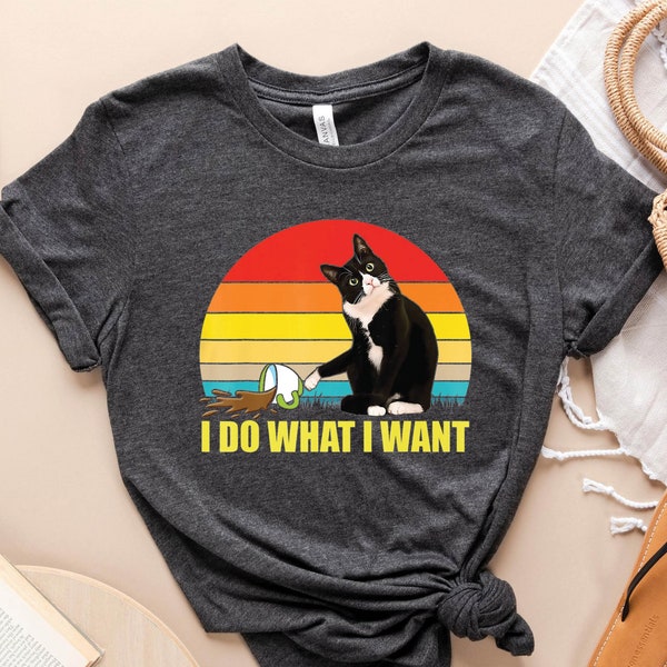 Funny Cat Shirt - Etsy