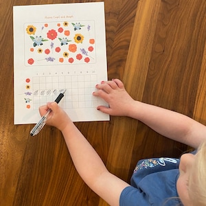 Printable Flower Activity Kit: Montessori Toddler Learning (digital ...