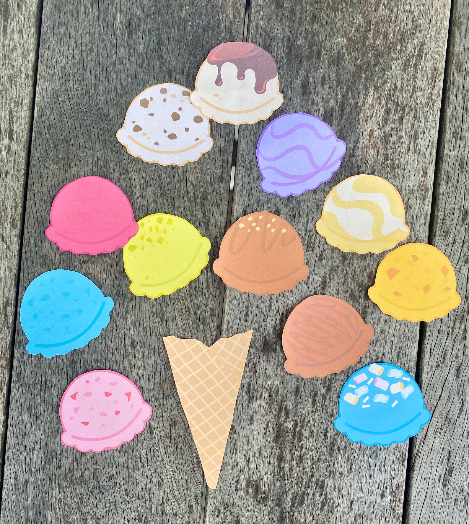 Printable Ice Cream Scoop Pattern Matching Activity - Montessori ...