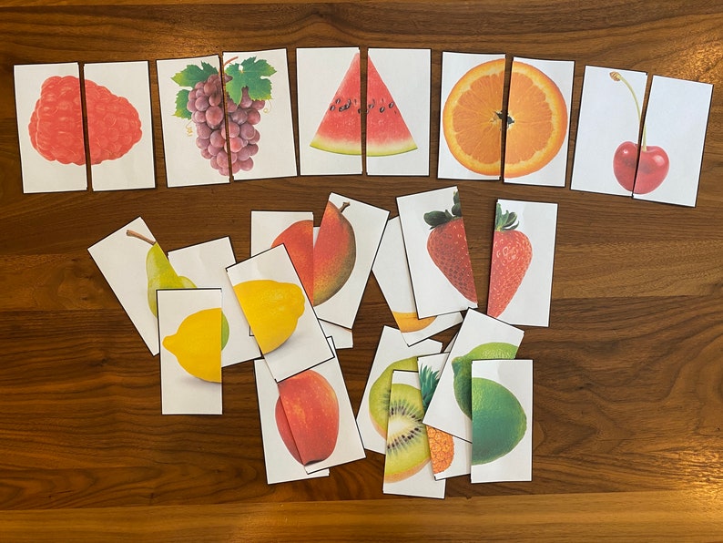 Printable Fruit Matching Activity - Toddler & Preschool Printables ...