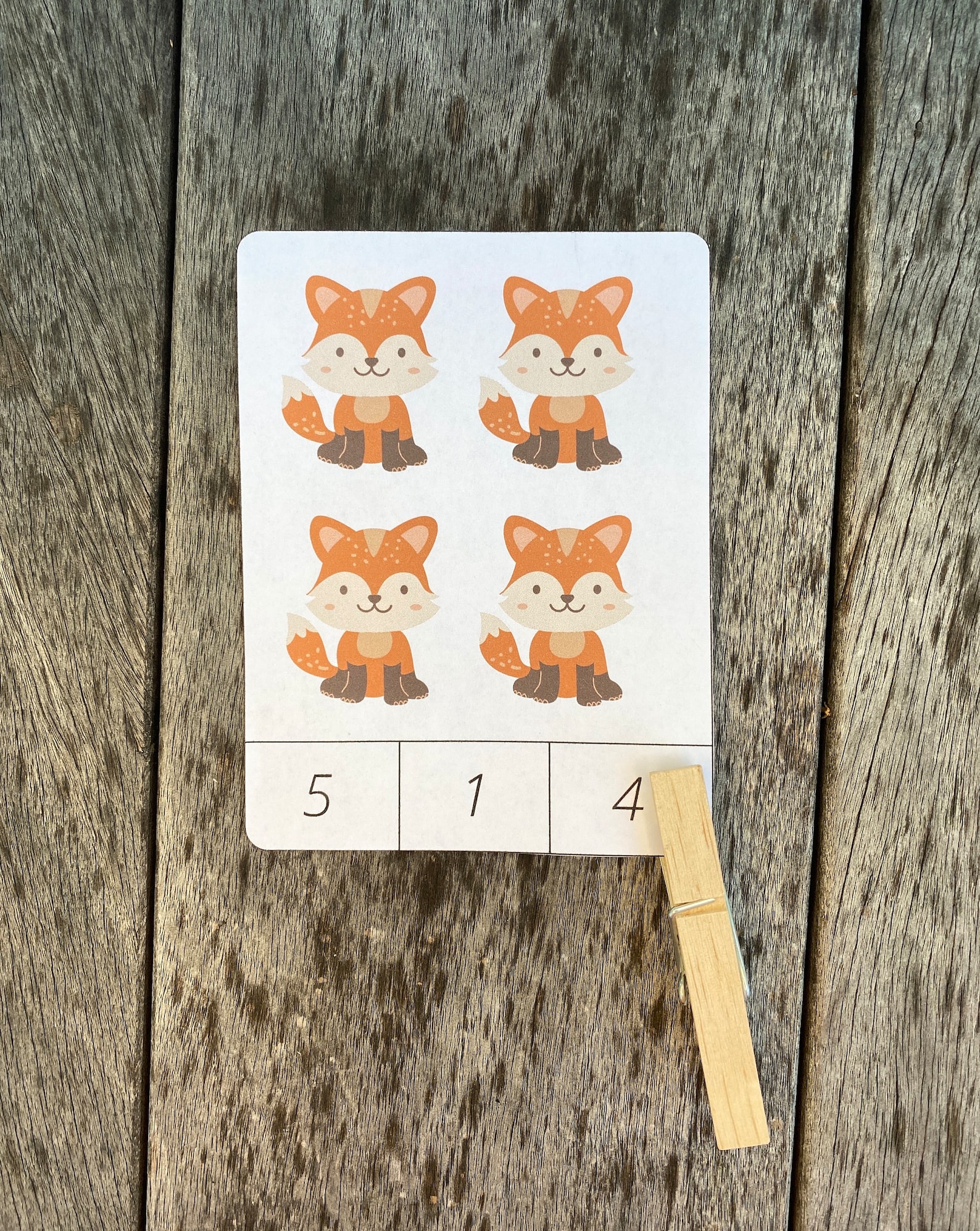 Printable Number Identification Cards 1 - 9, Woodland Animal, Learn to ...