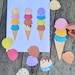 Printable Ice Cream Scoop Pattern Matching Activity - Montessori ...