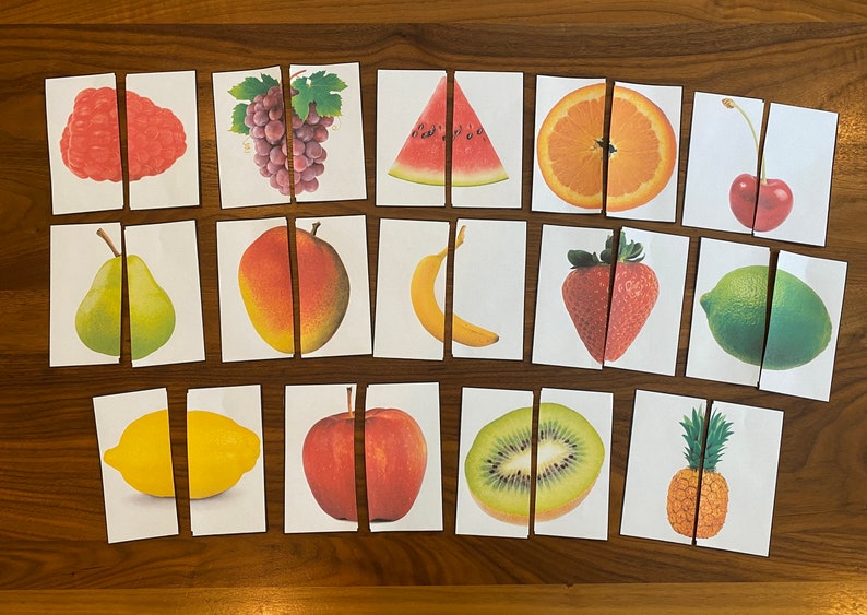 Printable Fruit Matching Activity - Toddler & Preschool Printables ...