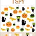 Printable I Spy Activity Halloween Theme, Montessori Materials ...