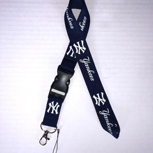 MLB Baseball Lanyards Wristlet Detachable Keychain ID Phone Holder Neck ...