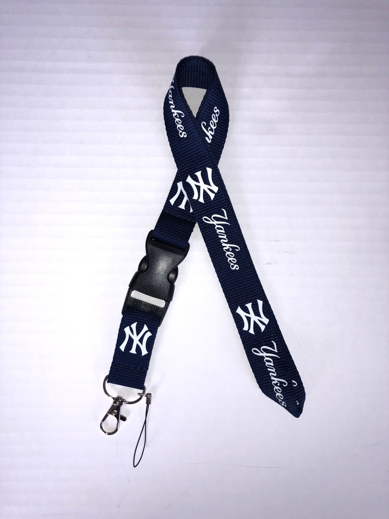 MLB Baseball Lanyards Wristlet Detachable Keychain ID Phone Holder Neck ...