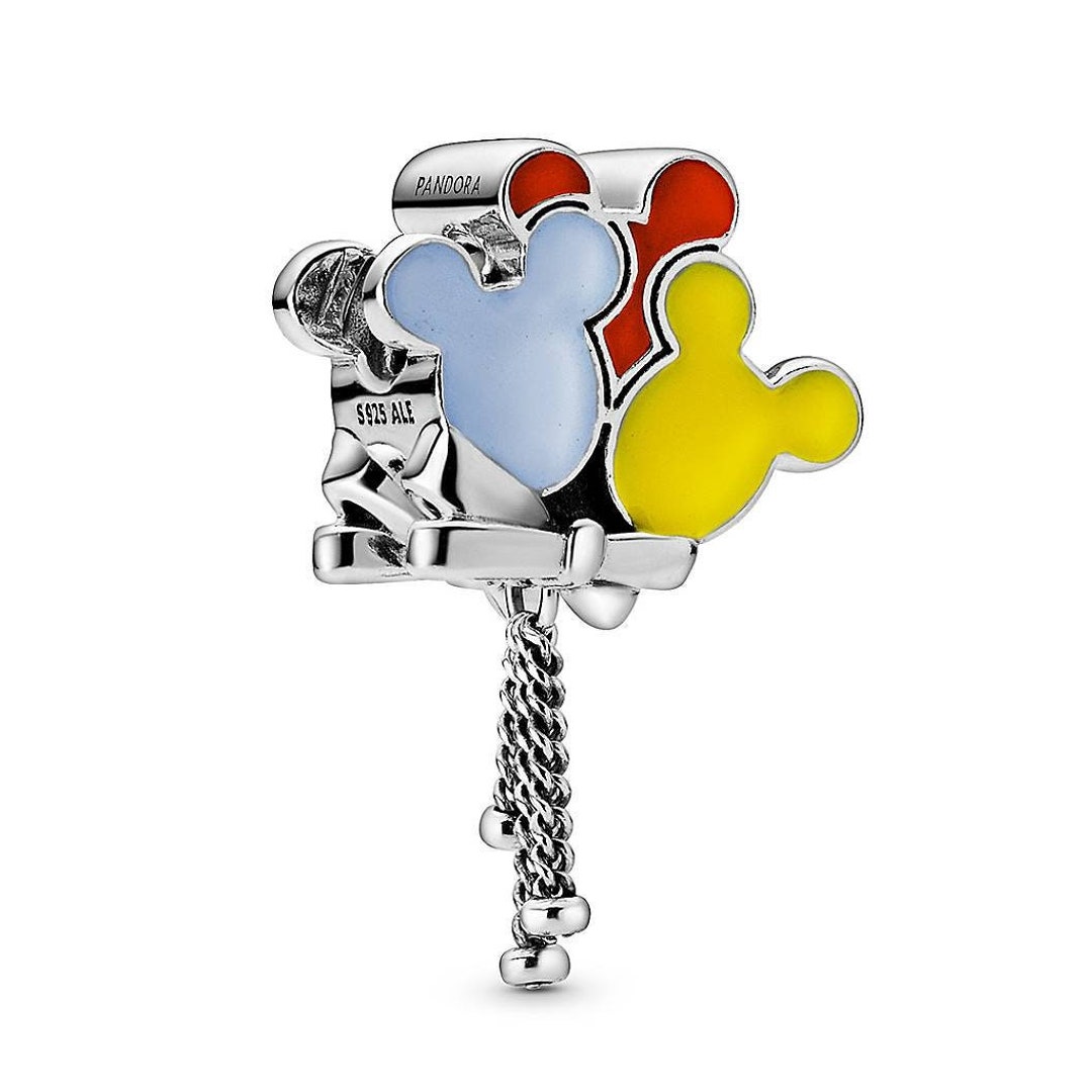 Disney Parks Mickey Mouse Balloons Dangle Charm Fully Stamped S925 Fits ...