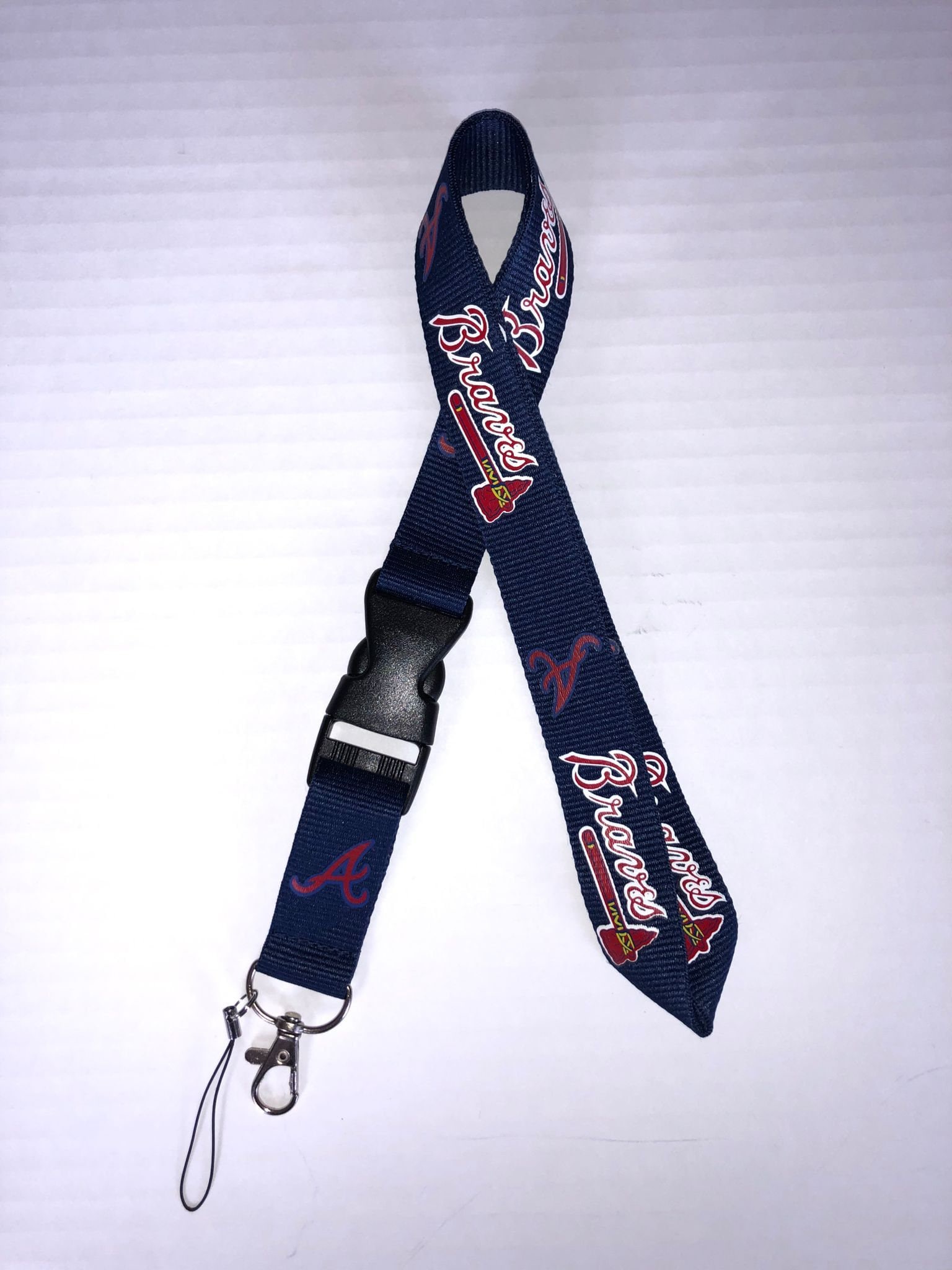 MLB Baseball Lanyards Wristlet Detachable Keychain ID Phone Holder Neck ...