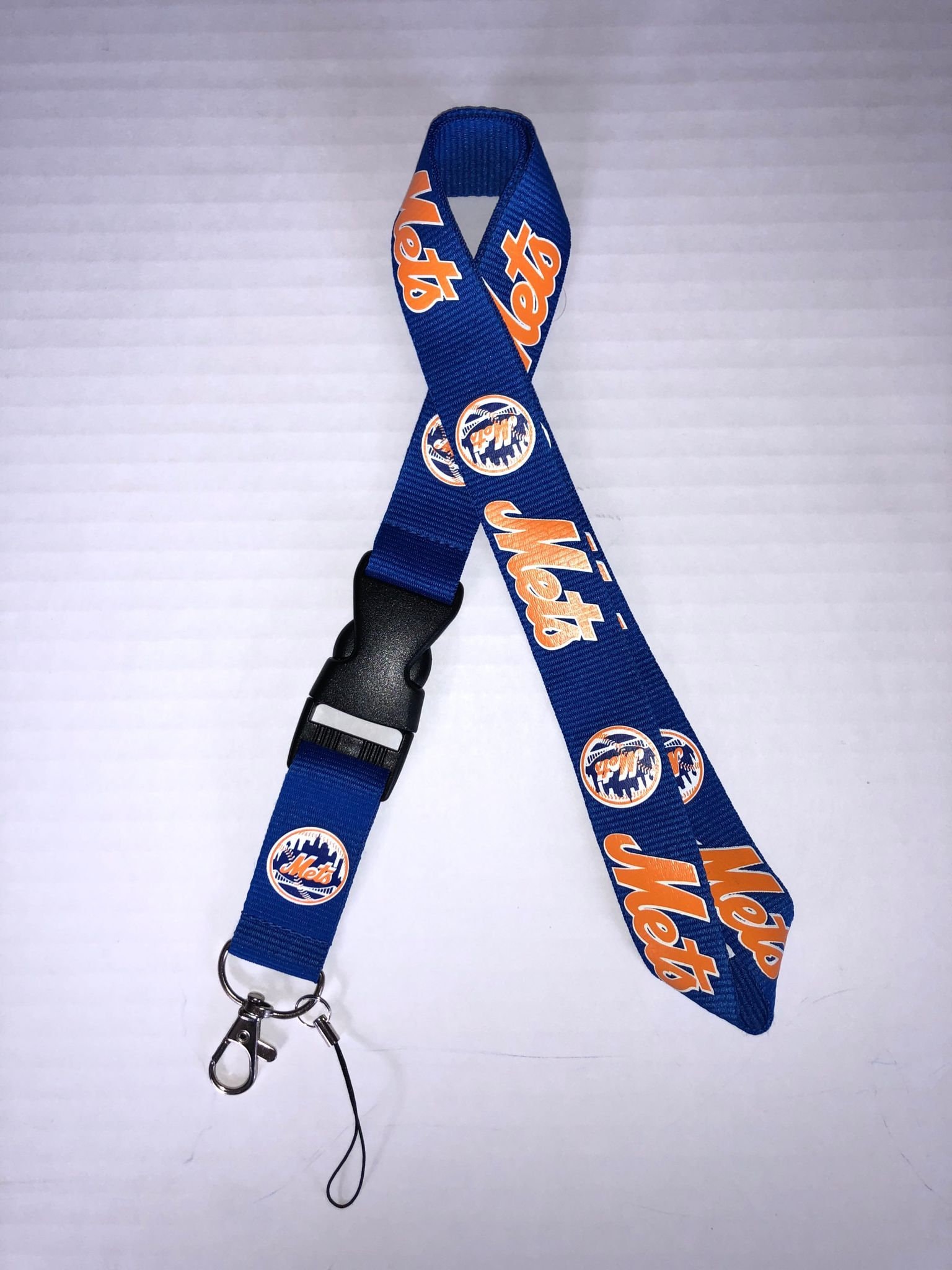 MLB Baseball Lanyards Wristlet Detachable Keychain ID Phone Holder Neck ...