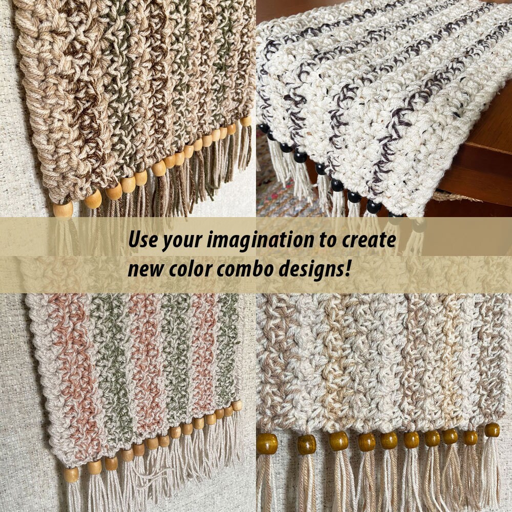 Pattern Quick & Easy Crochet Table Runner Tutorial Beginner Level - Etsy
