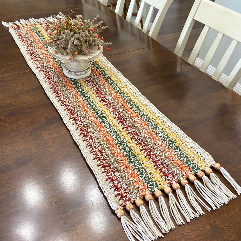 Pattern! Quick & Easy Crochet Table Runner Tutorial | Beginner Level - Etsy