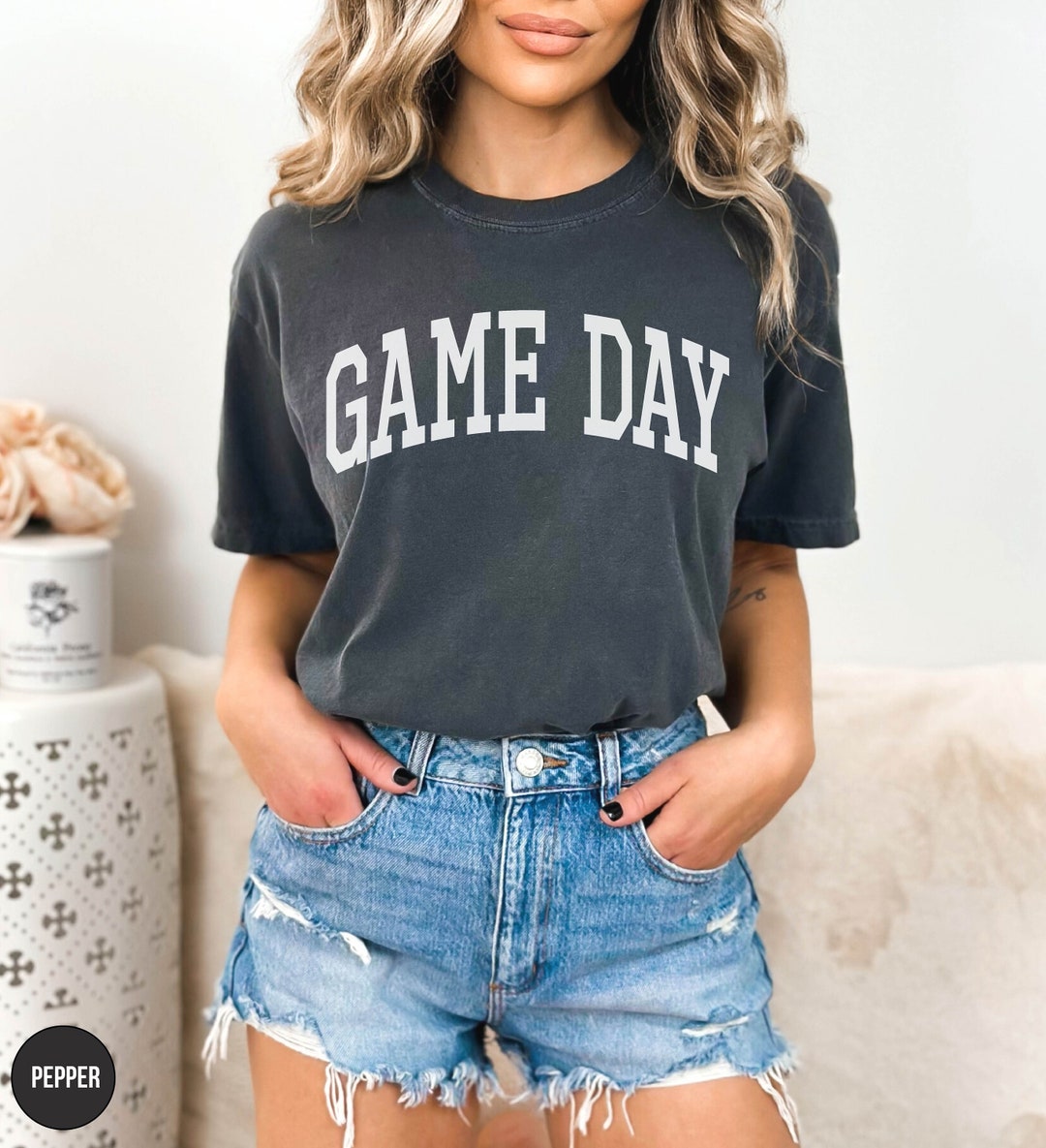 Game Day Comfort Colors Shirt, Baseball Game Day Shirt, Football Game ...