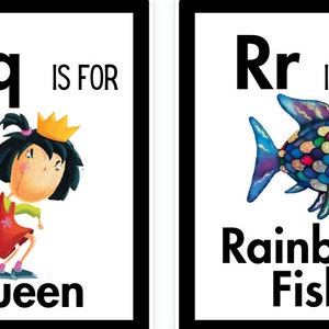 Book Character Posters Classroom Posters Classroom Decor - Etsy