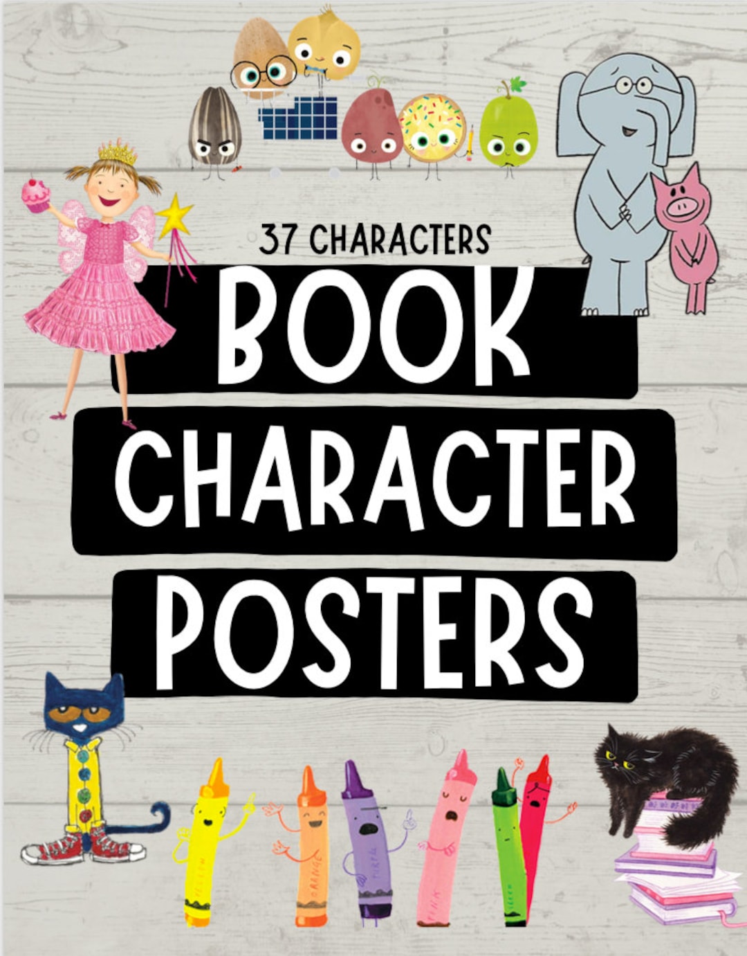 Book Character Posters / Classroom Library Posters / Book Posters ...