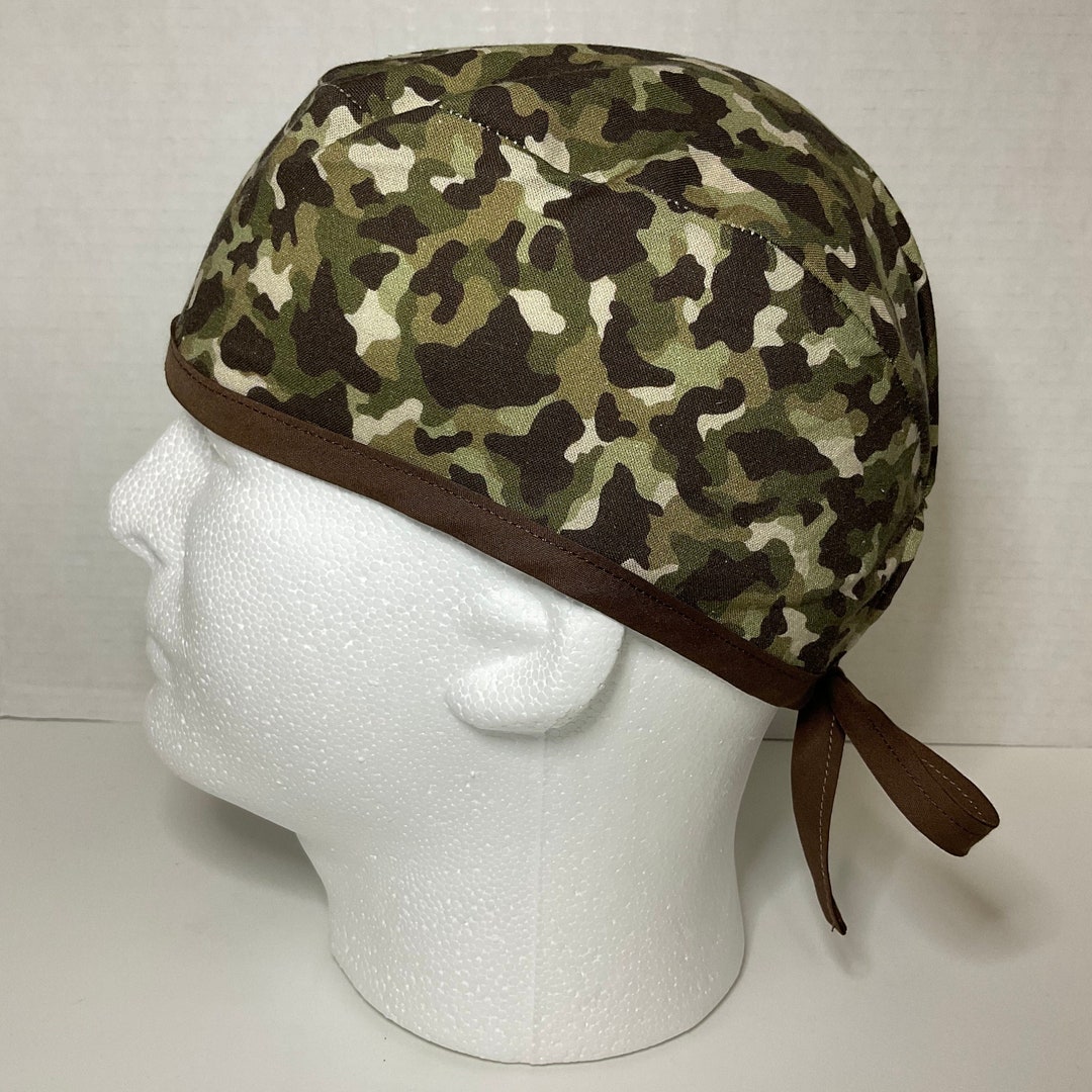 Camo Mens Scrub Hat - Etsy
