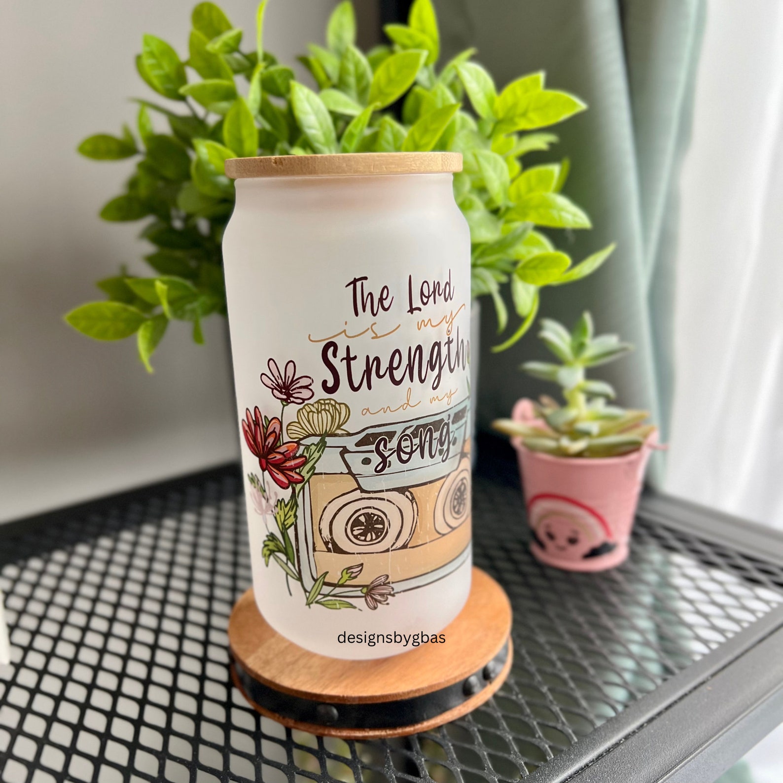 Bible Verse Tumbler 18oz, Bible Affirmations Tumbler, Christian ...