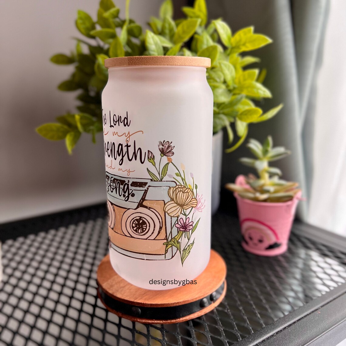 Bible Verse Tumbler 18oz, Bible Affirmations Tumbler, Christian ...