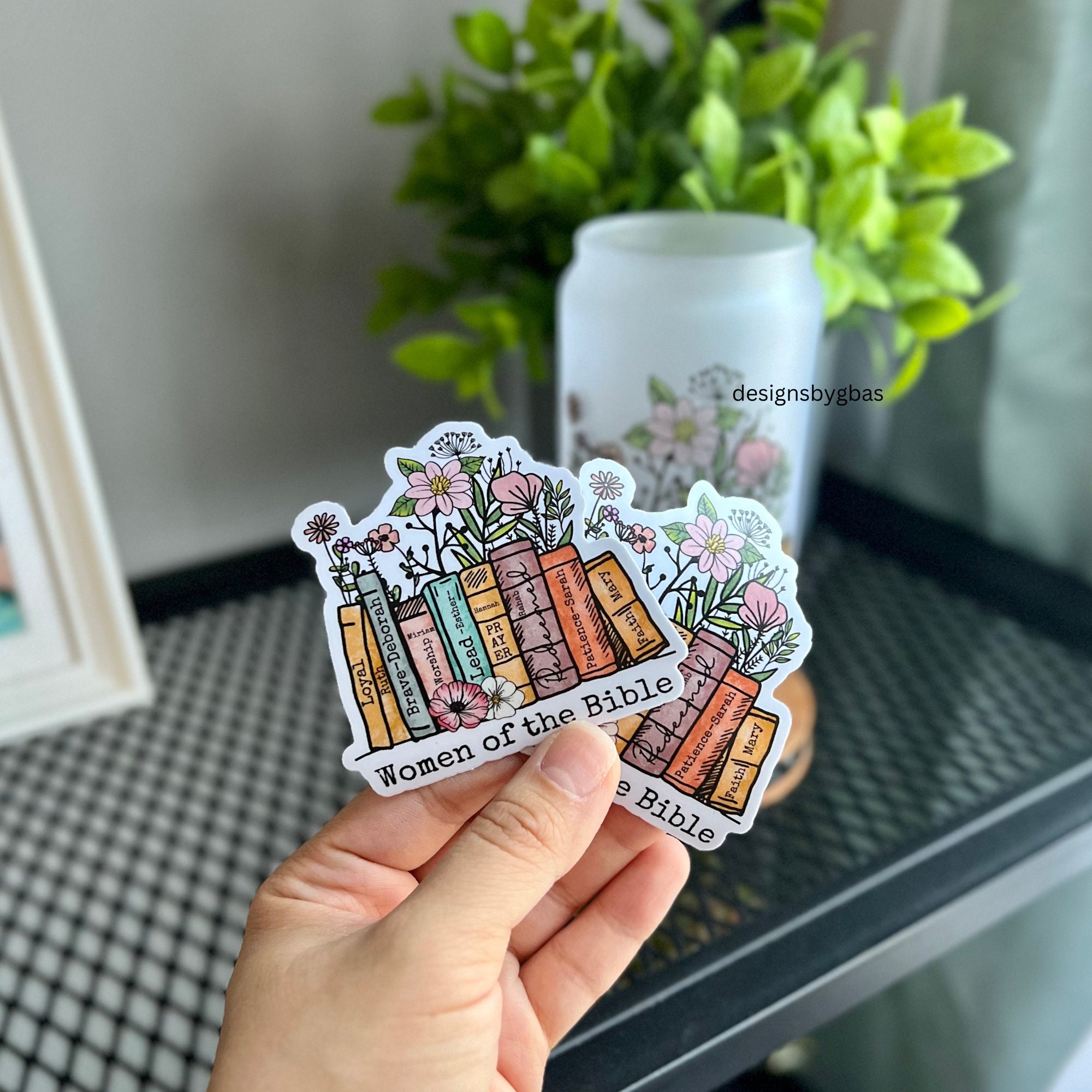 Christian Affirmations Sticker, Bible Affirmation Sticker, Women of the ...