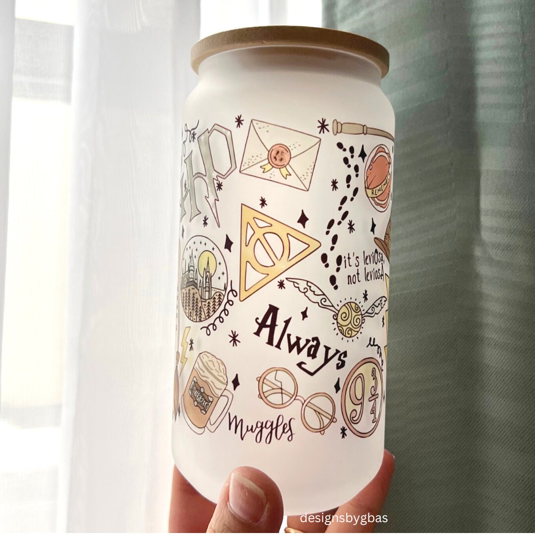 Wizard Glass Cup, Quidditch World, Magic Glass Cup, Wizard Themed Glass ...