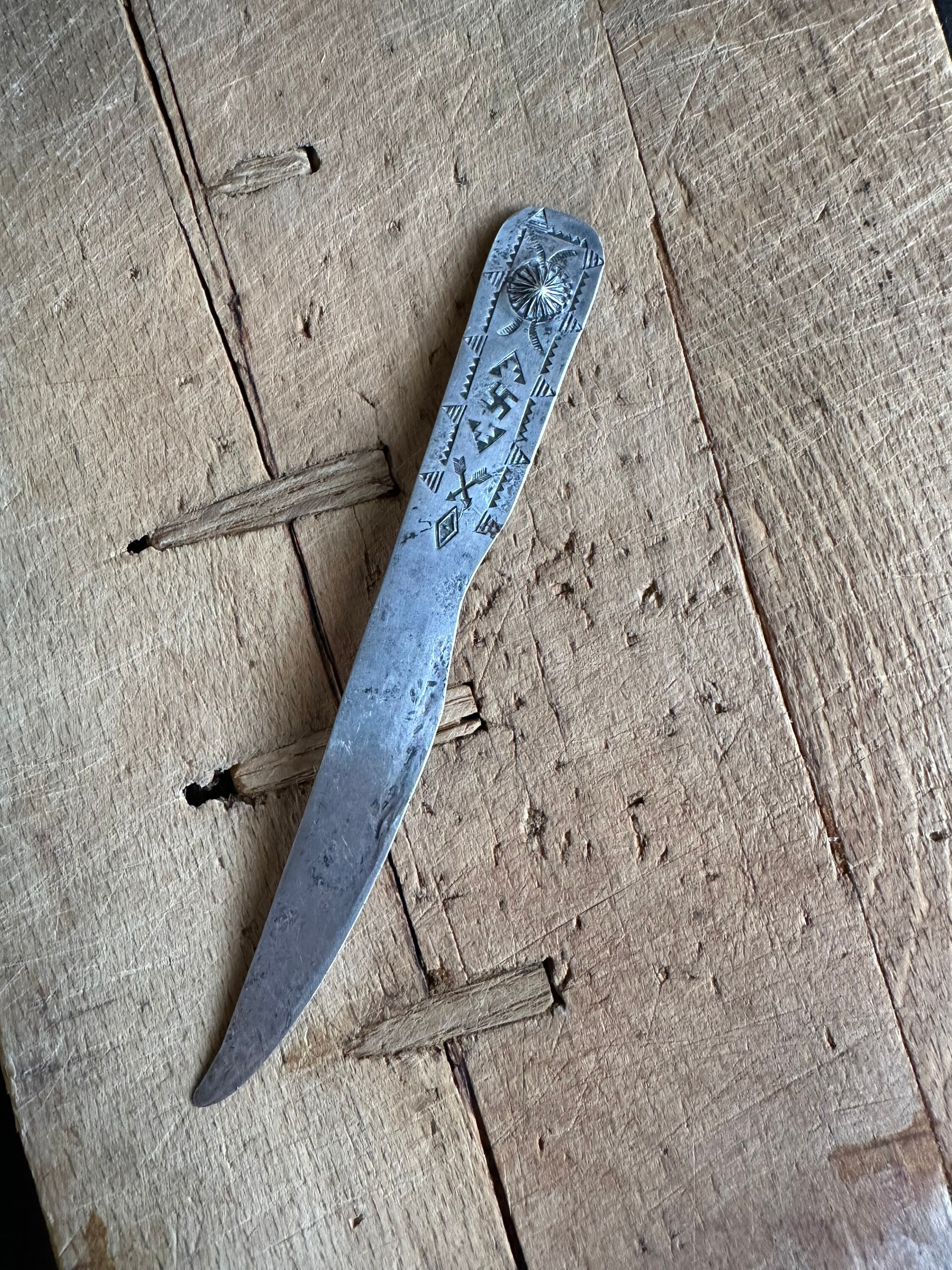 Rare Native American Garden of the Gods Letter Opener - Old Pawn Navajo ...
