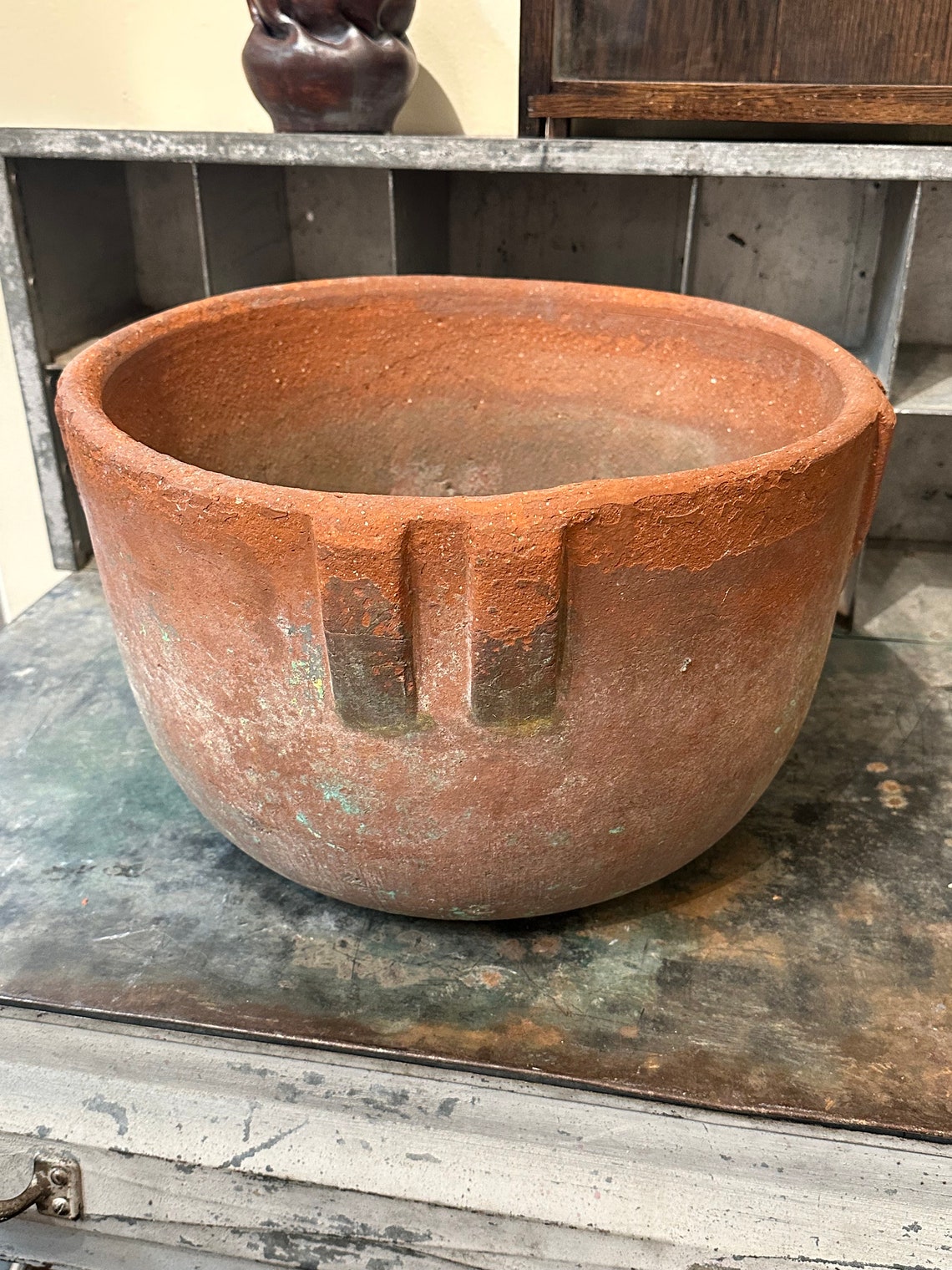 Antique Bauer Pottery Indian Bowl Terracotta Redware - Etsy