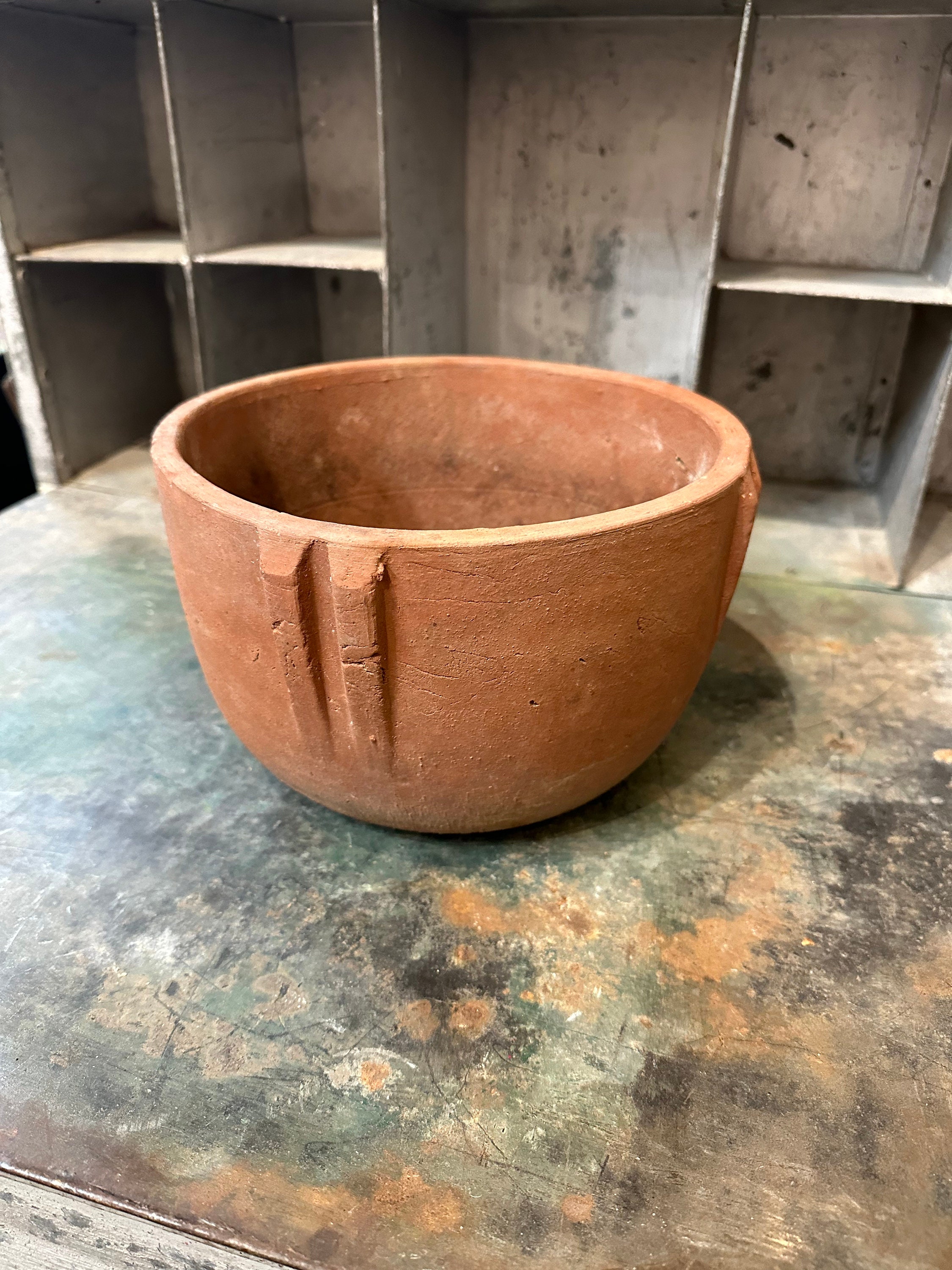 Antique Bauer Pottery Indian Bowl Terracotta Redware - Etsy