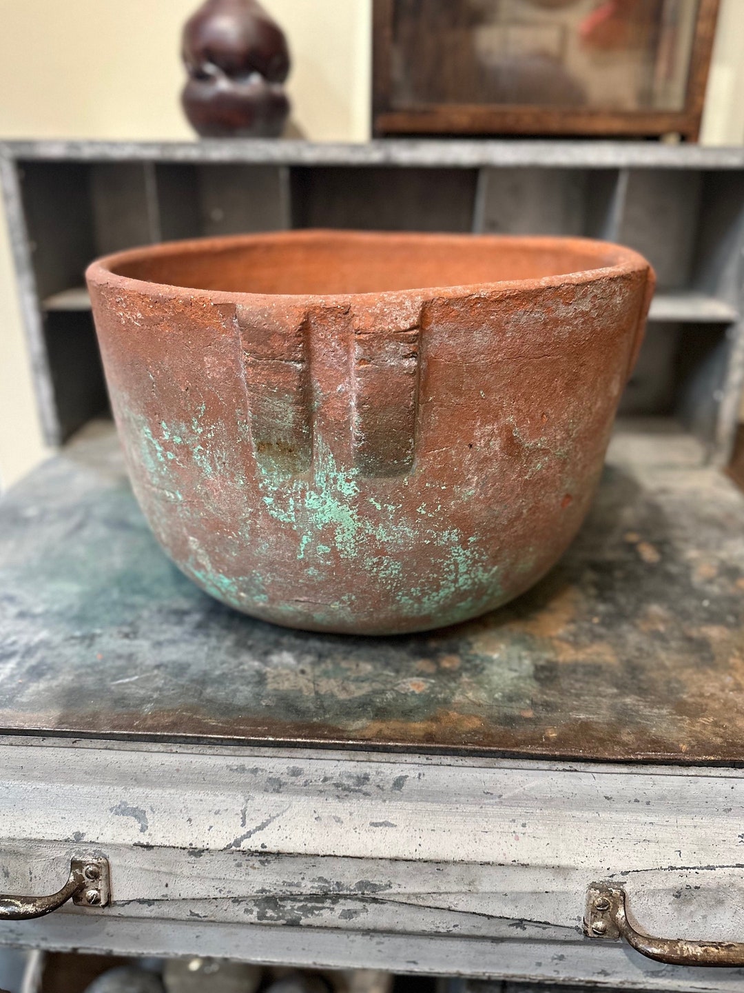 Antique Bauer Pottery Indian Bowl Terracotta Redware - Etsy