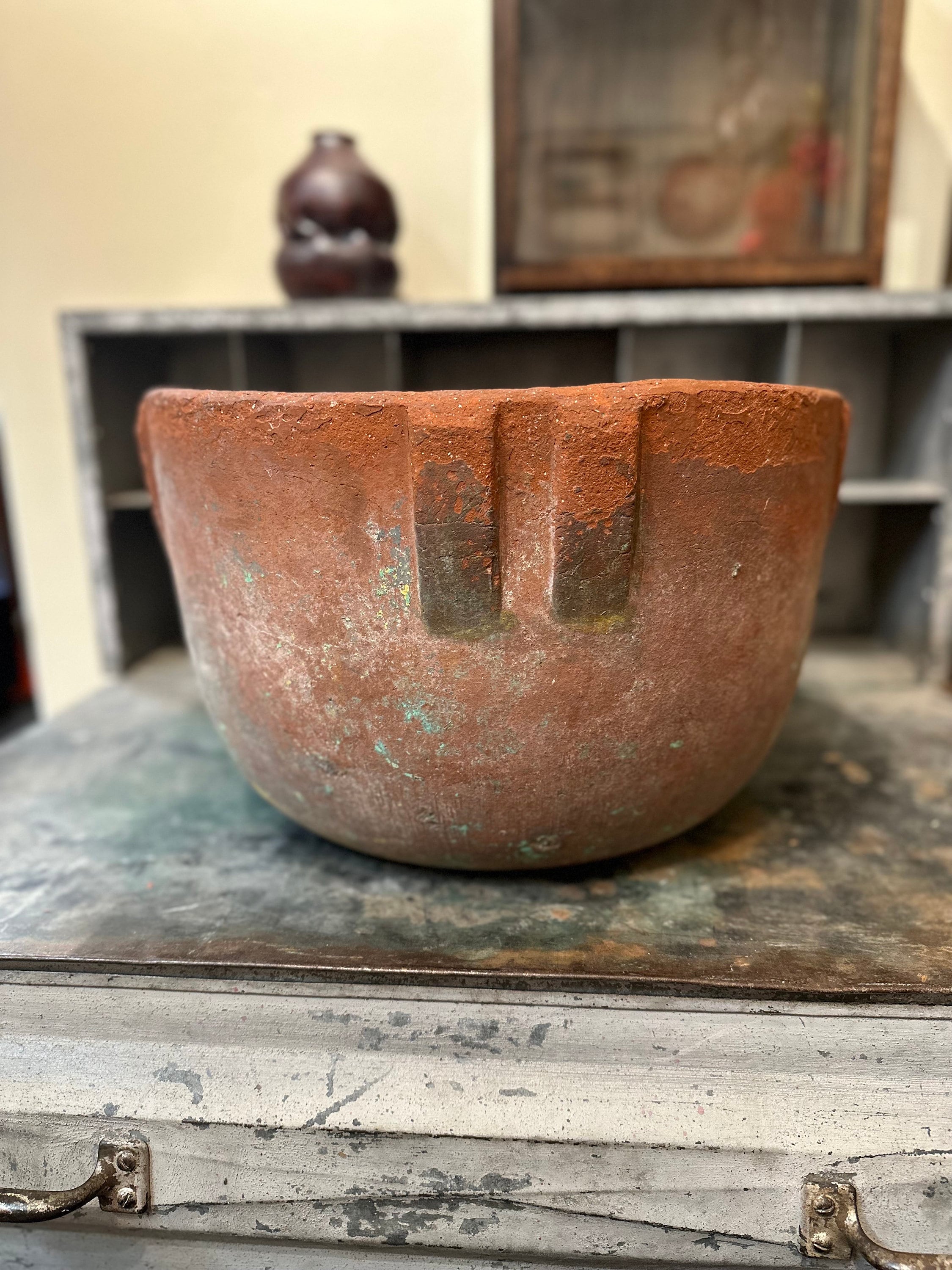 Antique Bauer Pottery Indian Bowl Terracotta Redware - Etsy