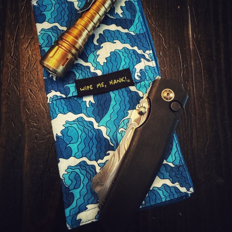 Wave Pocket Square - Etsy