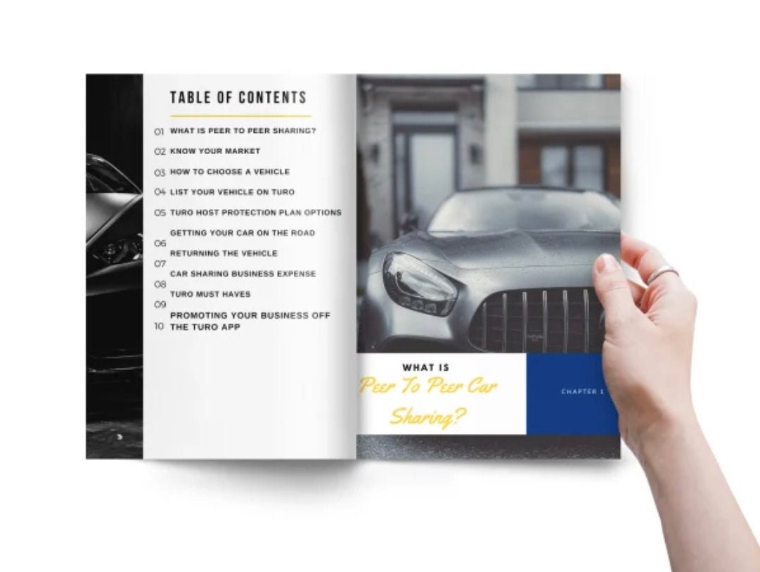 Canva Editable-resell Template Guidebook for Turo Ebook - Etsy