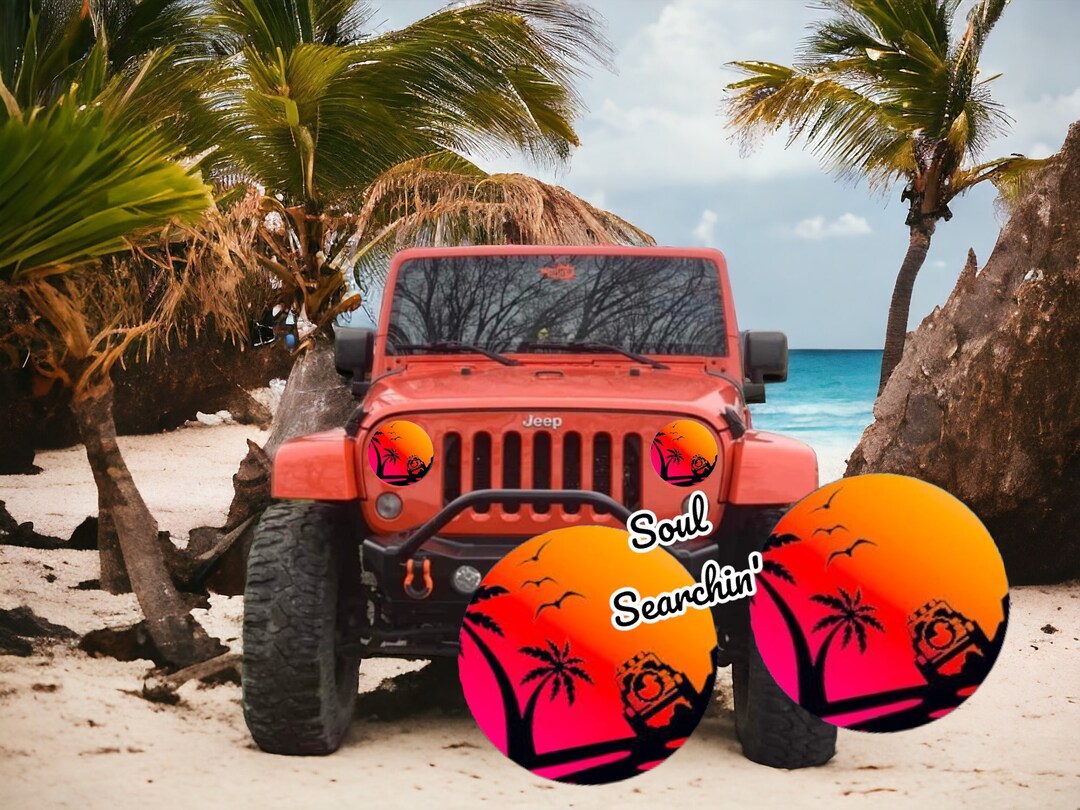 Beach Offroad Series Headlight Decals - Etsy