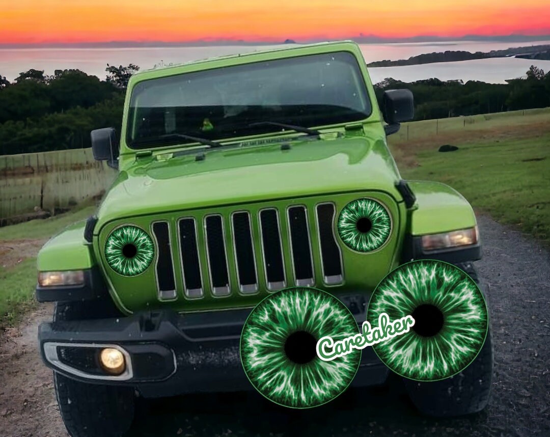 Psycho Series Headlight Decals - Etsy