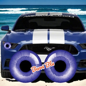 Round Eyes Series Headlight Decals - Etsy